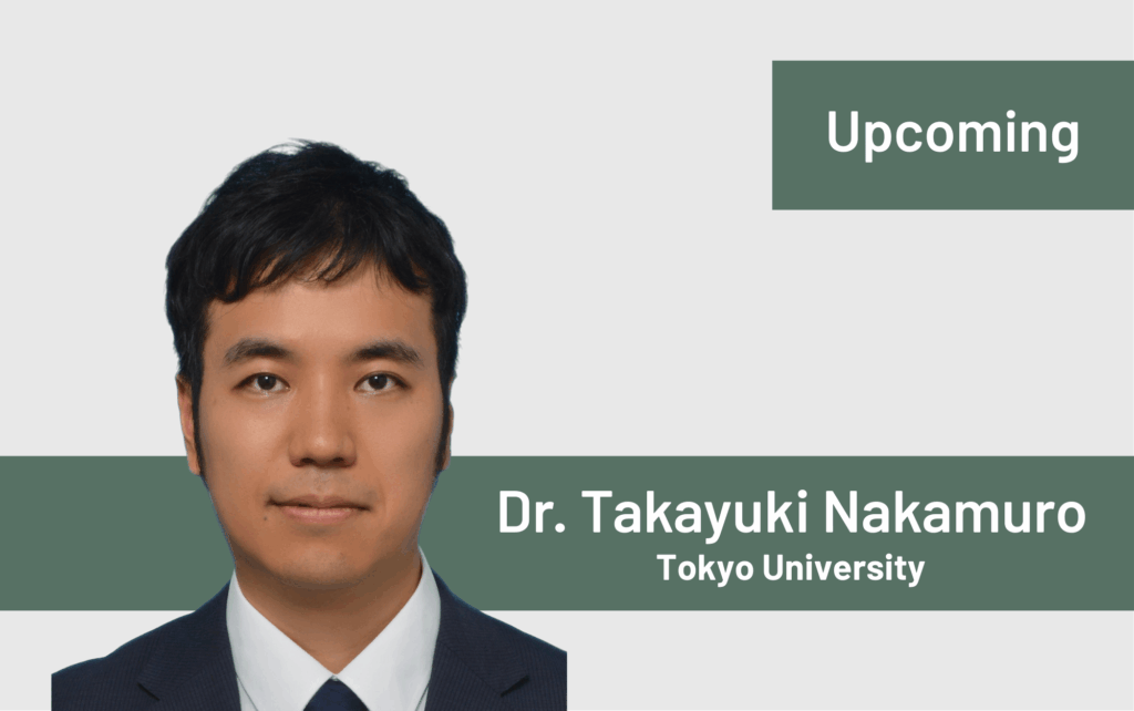 Takayuki Nakamuro (Tokyo University): Exploring Molecular Science ...